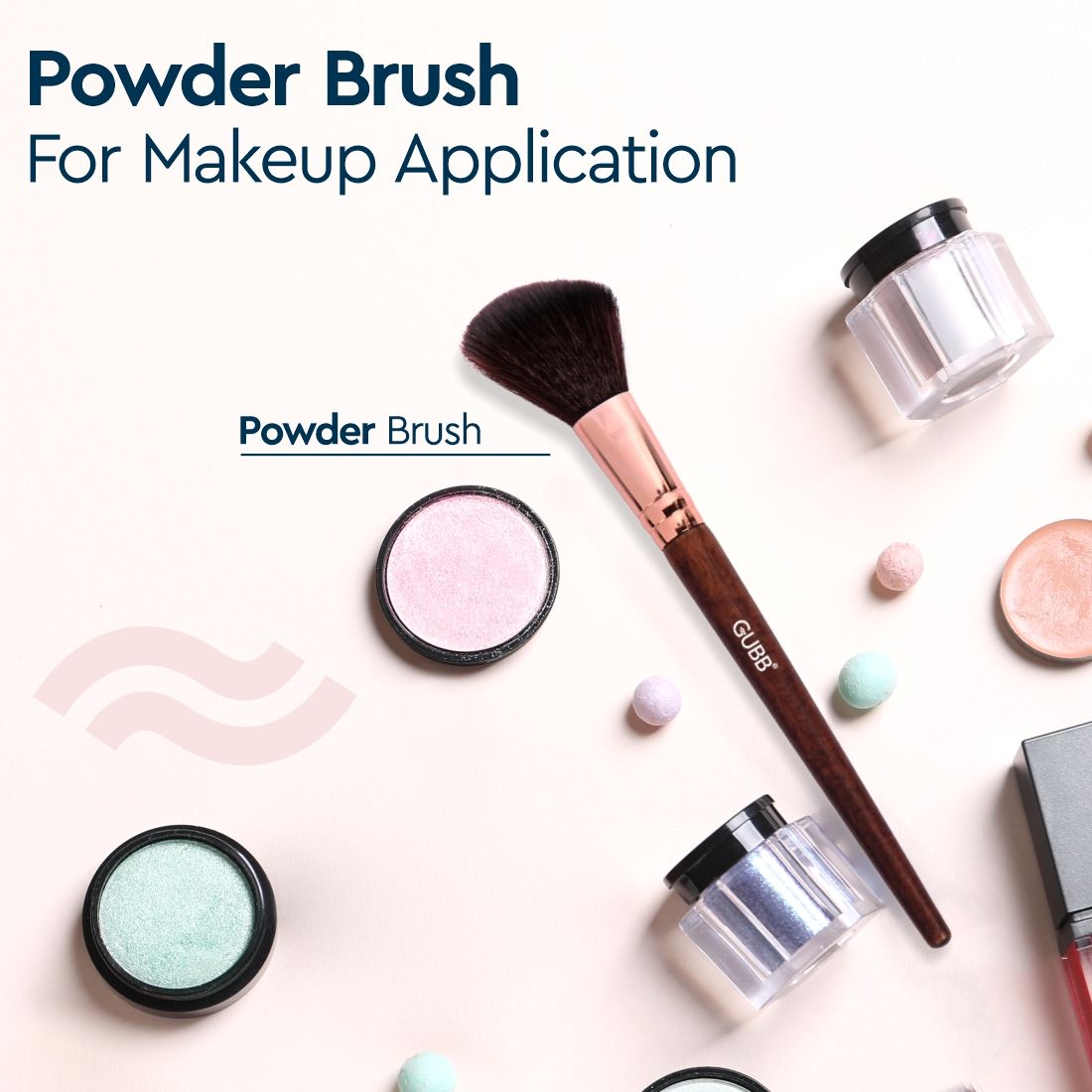 Buy GUBB Professional Powder Brush For Makeup Online | Purplle