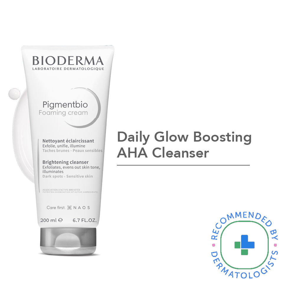 Bioderma Pigmentbio Foaming Cream Brightening Exfoliating Cleanser (Face & Body Wash) For ...