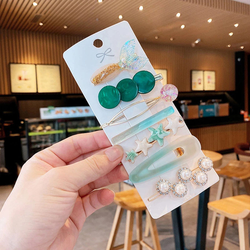 Jewels Galaxy Stylish Pearl Hair Clips Jewllery For Women