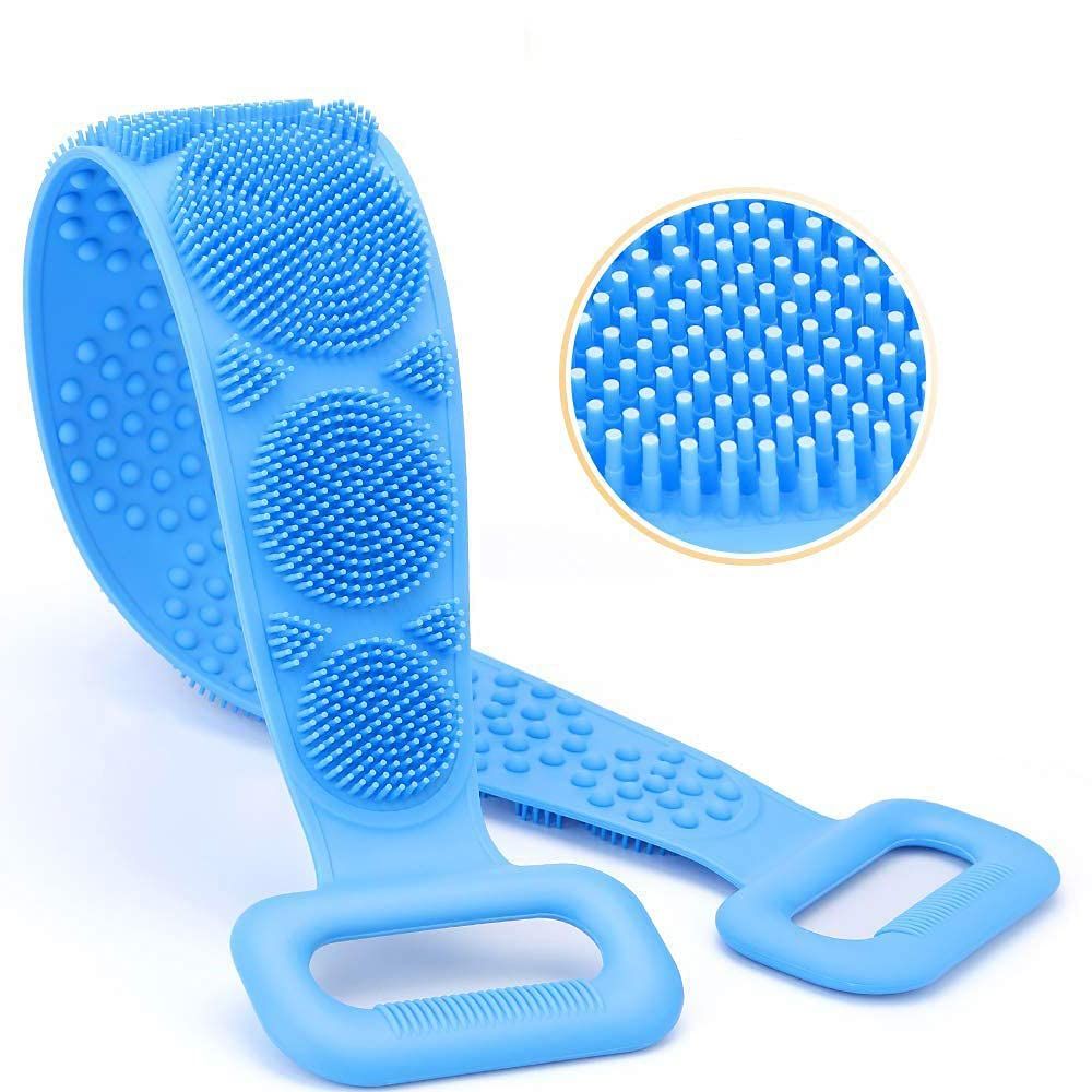 Bronson Professional Back Scrubber Belt Cleaning Exfoliating Bath Brush ...