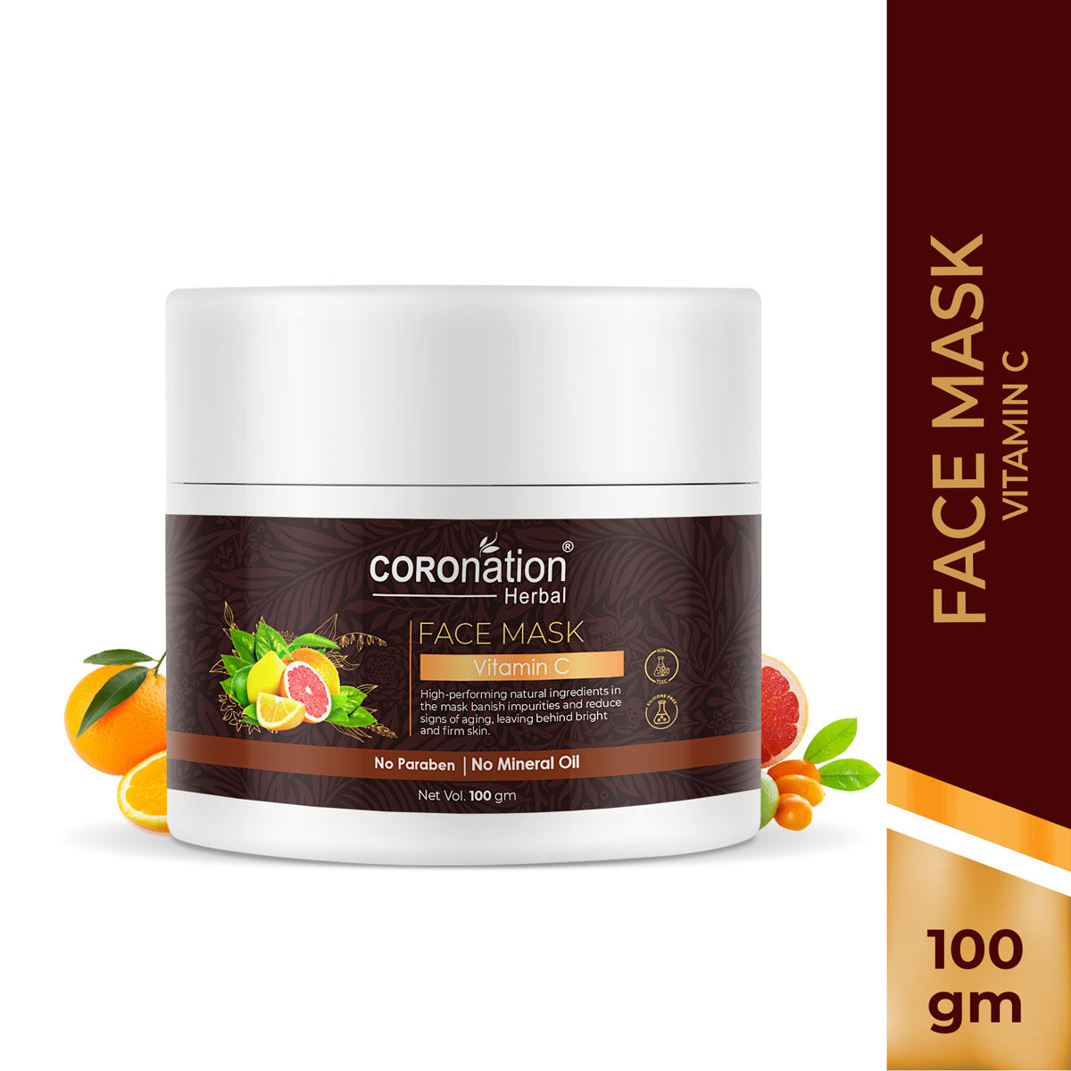 COROnation Herbal Vitamin C Face Mask - 100 gm