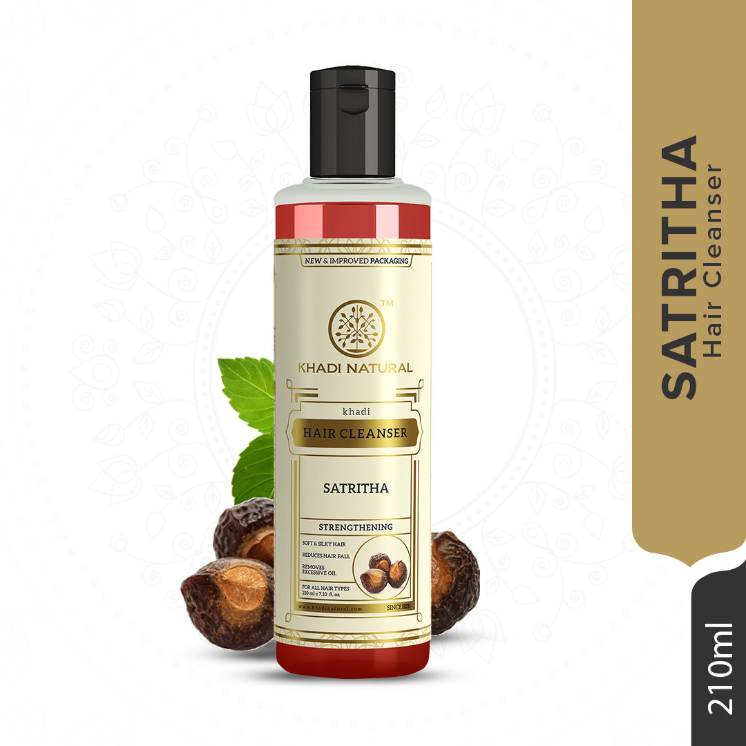 Khadi Natural Ayurvedic Satritha Hair Cleanser (210 ml)