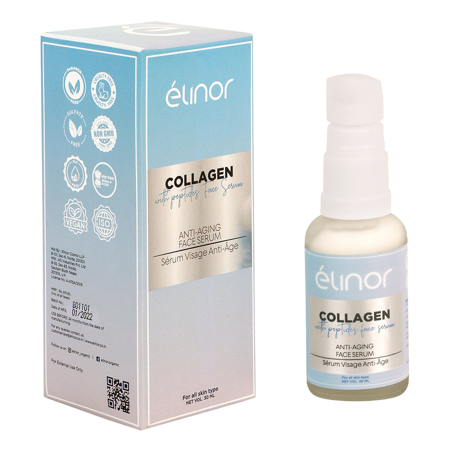 Elinor Collagen with peptides Face Serum Elinor Collagen with peptides Face Serum