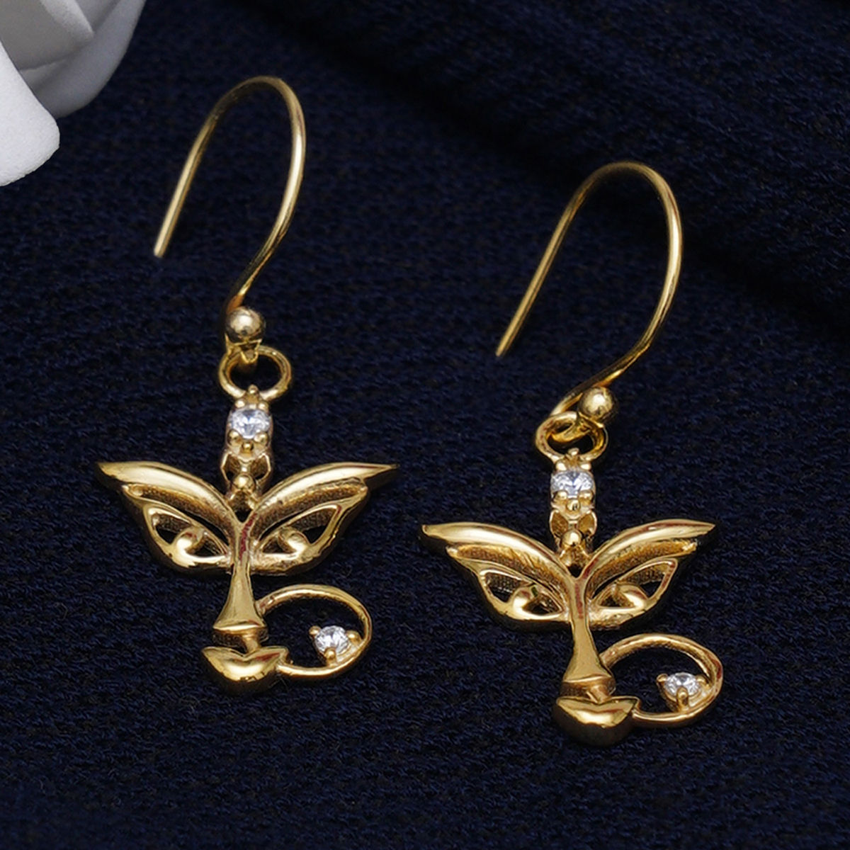 KUNUZ by Karatcart 925 Sterling Silver Gold Plated Durga Mata Shape ...