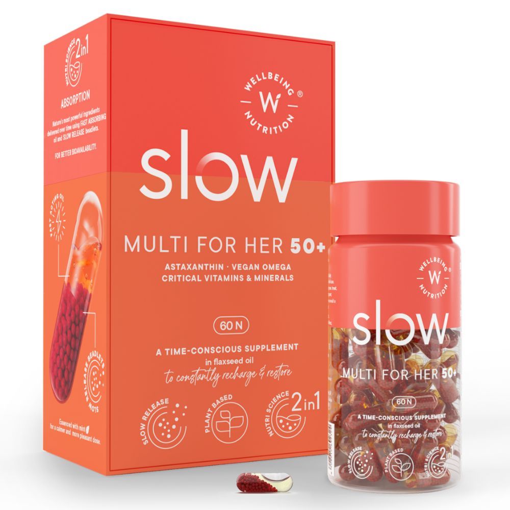 Wellbeing Nutrition Slow Multivitamin for Women 50+ (60 Capsules)