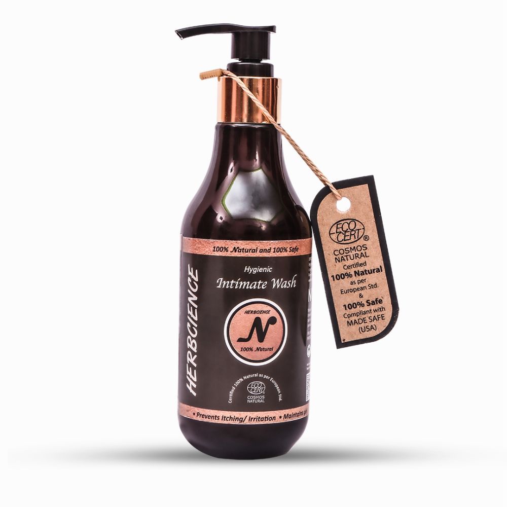 Herbcience Hygienic Intimate Wash 250ml – Certified 100% Natural by ...