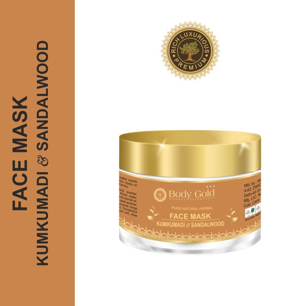 Body Gold Face Masque - Kumkumadi & Sandalwood Gradually reduces ...