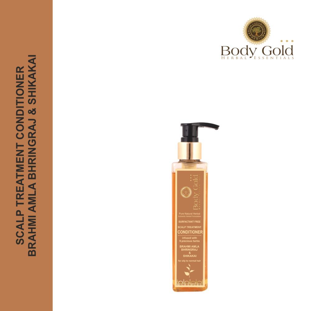 Body Gold Hair Conditioner - Brahmi Amla Bhringraj & Shikakai 200ml ...