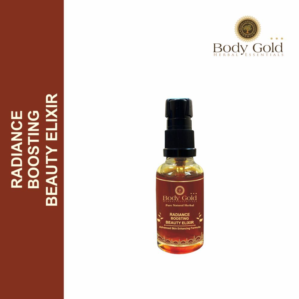 Body Gold Radiance Boosting Beauty Elixir is a lightweight beauty oil ...