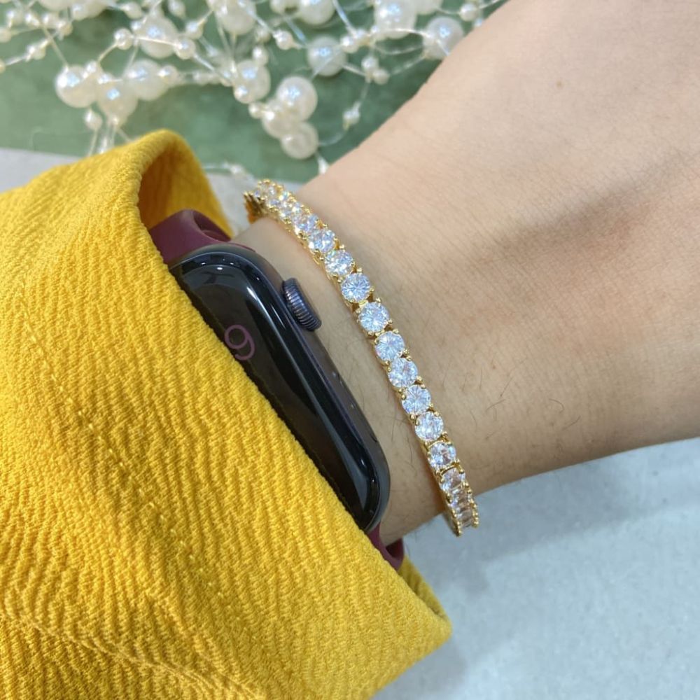 Mozaati Tamara Bracelet - Gold