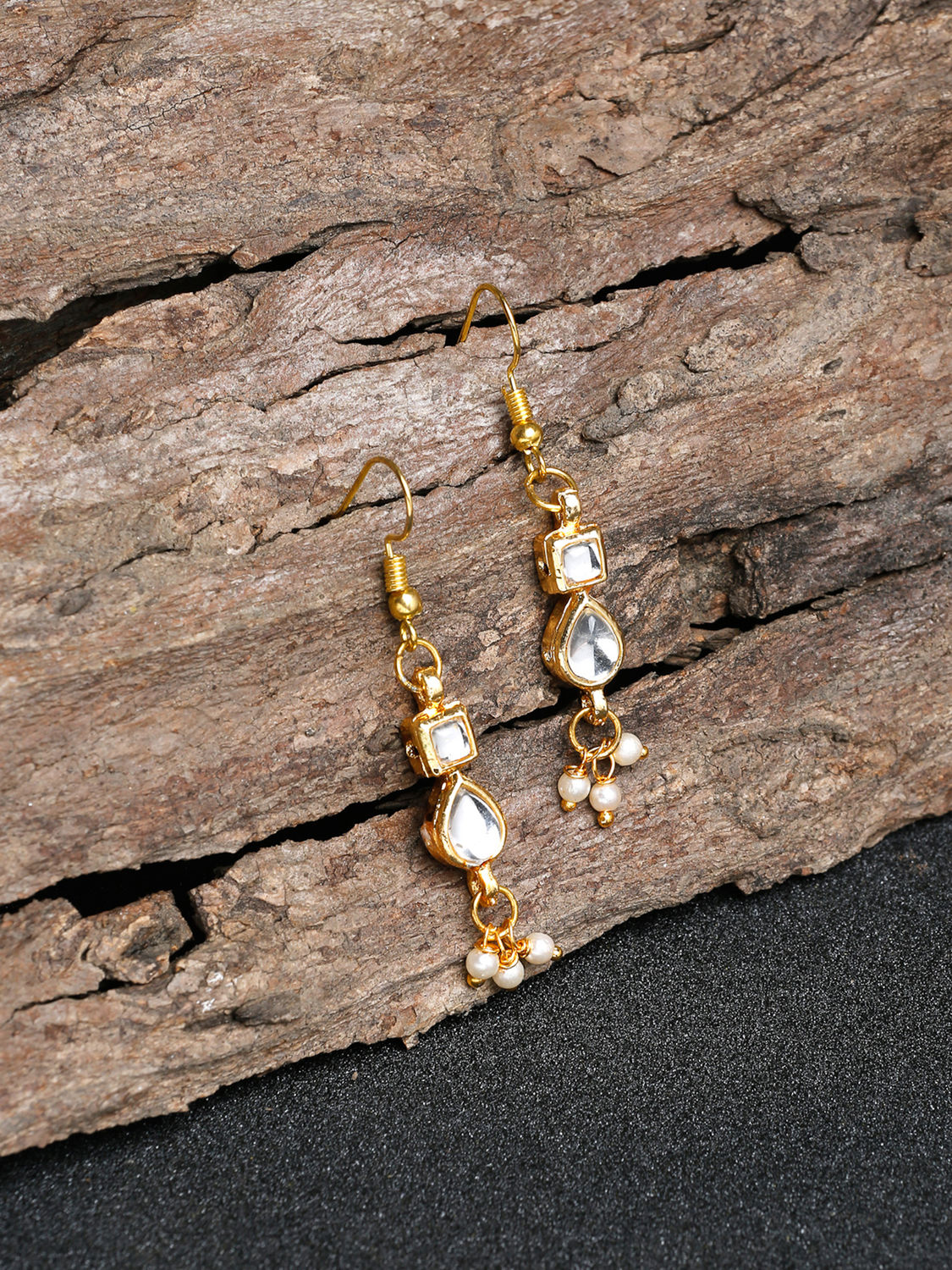 Ruby Raang Kundan Earrings - A380-77