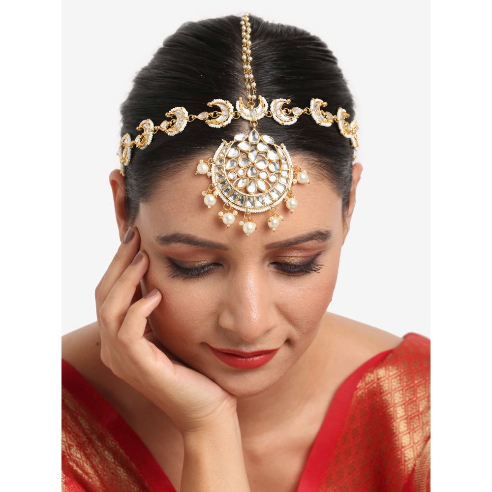 Ruby Raang Kundan Matha Patti - RUBY M144