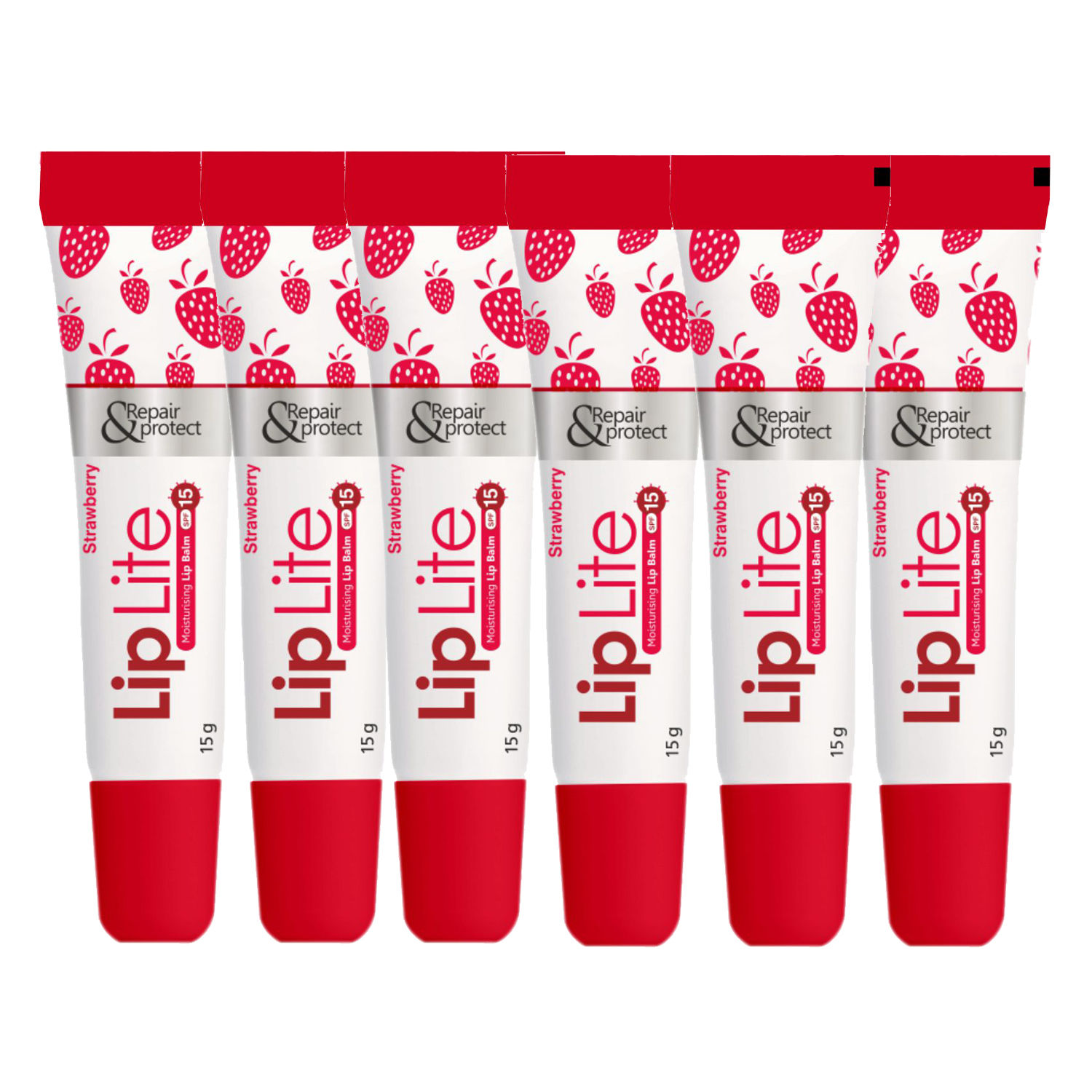 Leeford Liplite Moisturizing Lip Balm with SPF-15 Combo Pack of 6 (15g ...