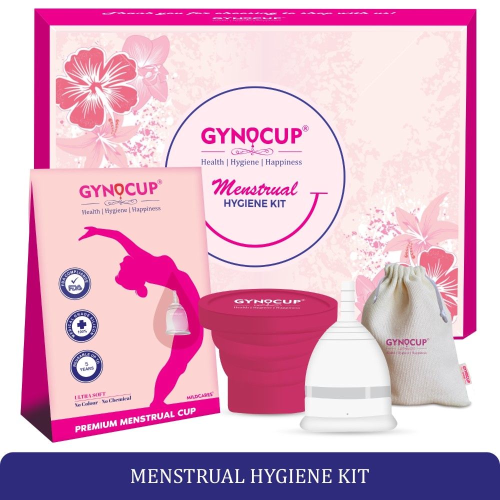 GynoCup Premium Menstrual Cup for Women |Large Size With Pouch ...