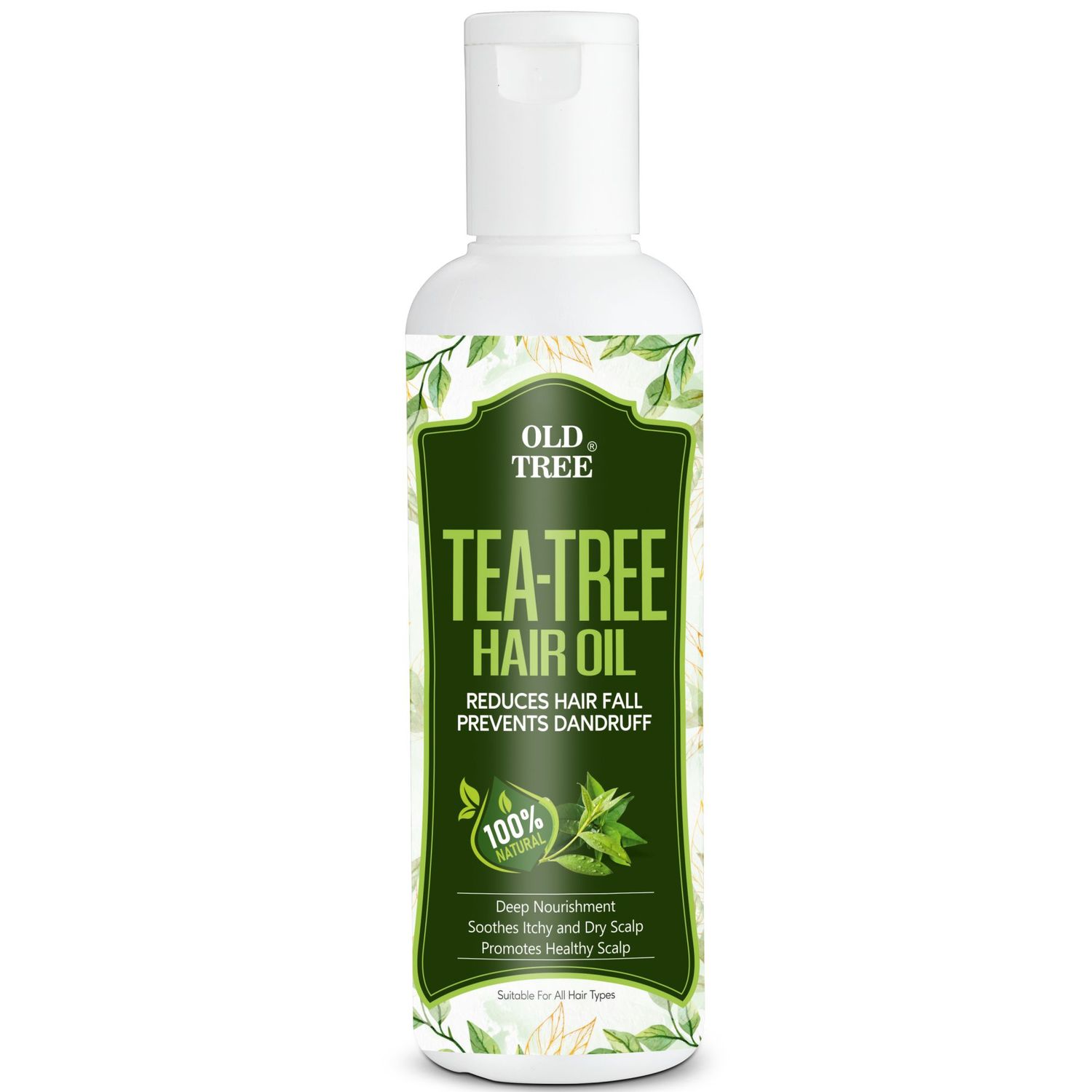 Old Tree 100% Natural Tea-Tree Hair Oil (100 ml)