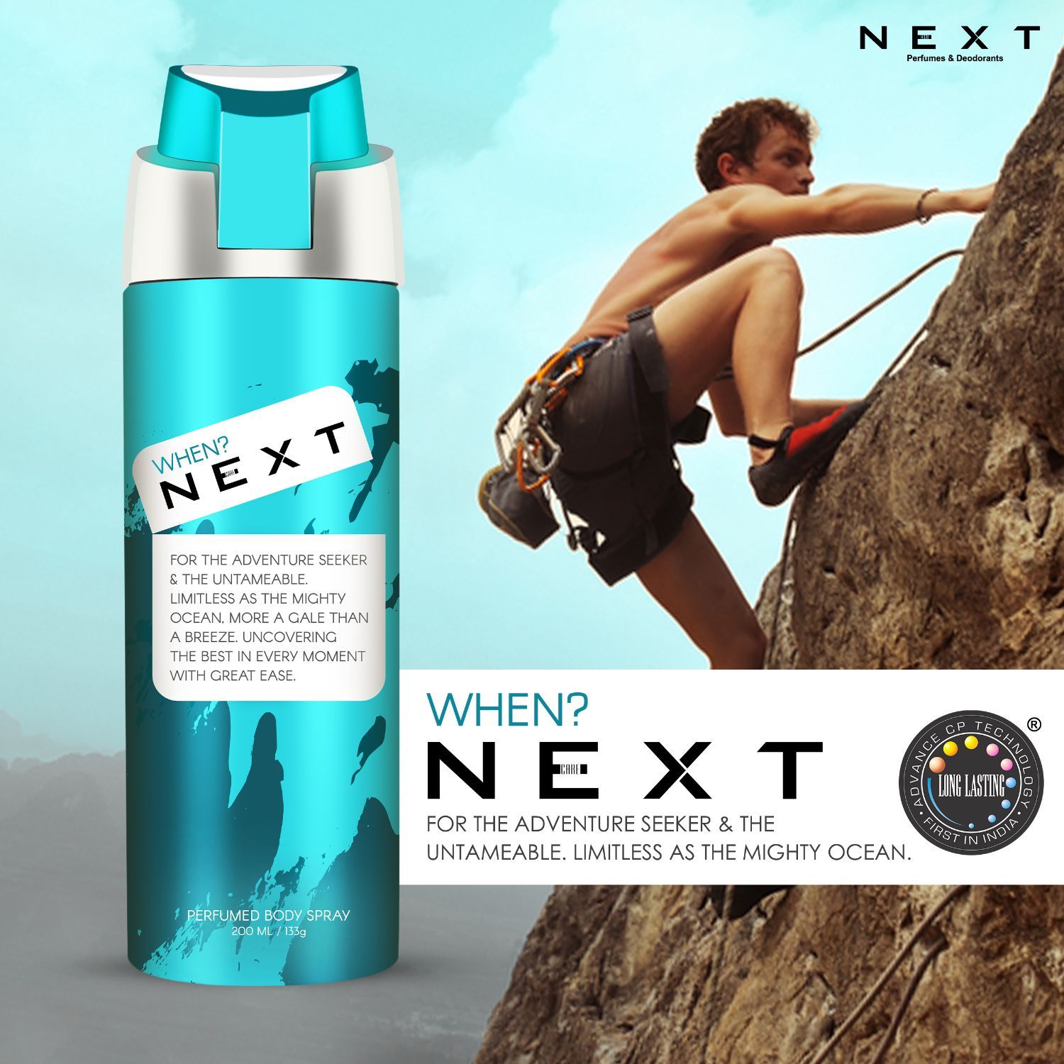WHEN? Next Perfumed Body Spray 200 ML - For Men and Women