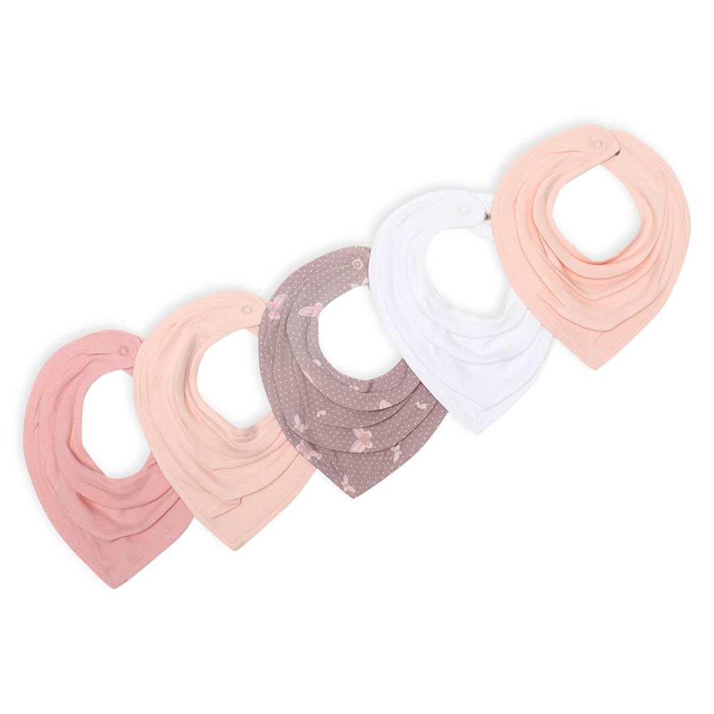 Mi Arcus Drool Knitted Bib- Sweet Spring