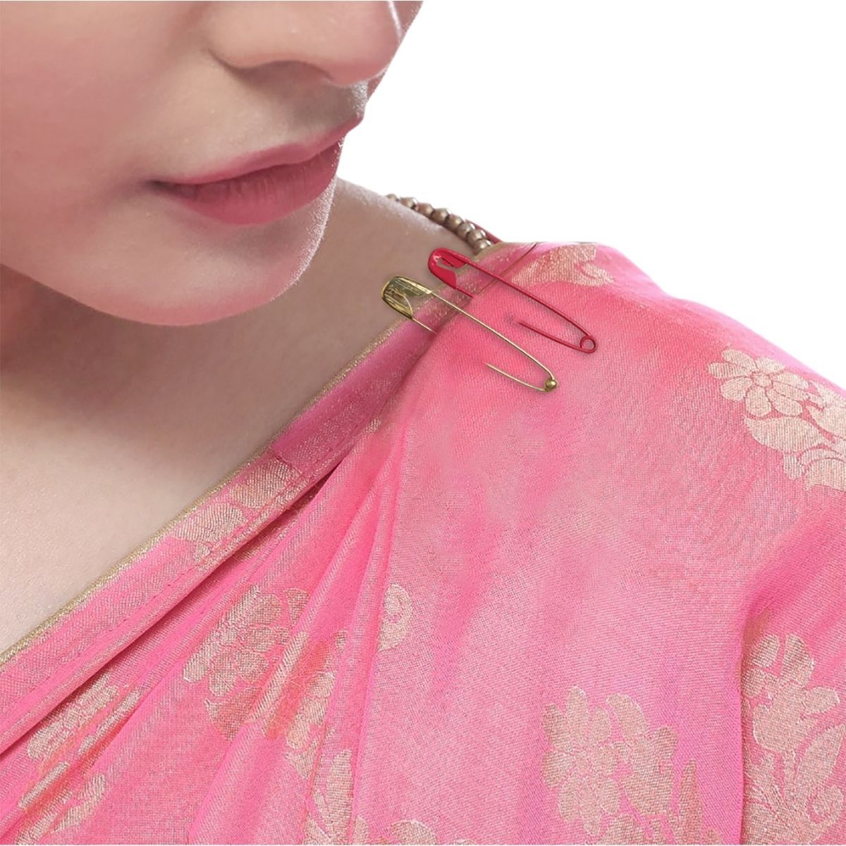 AccessHer Multi-Coloured Set of 12 Saree Pins