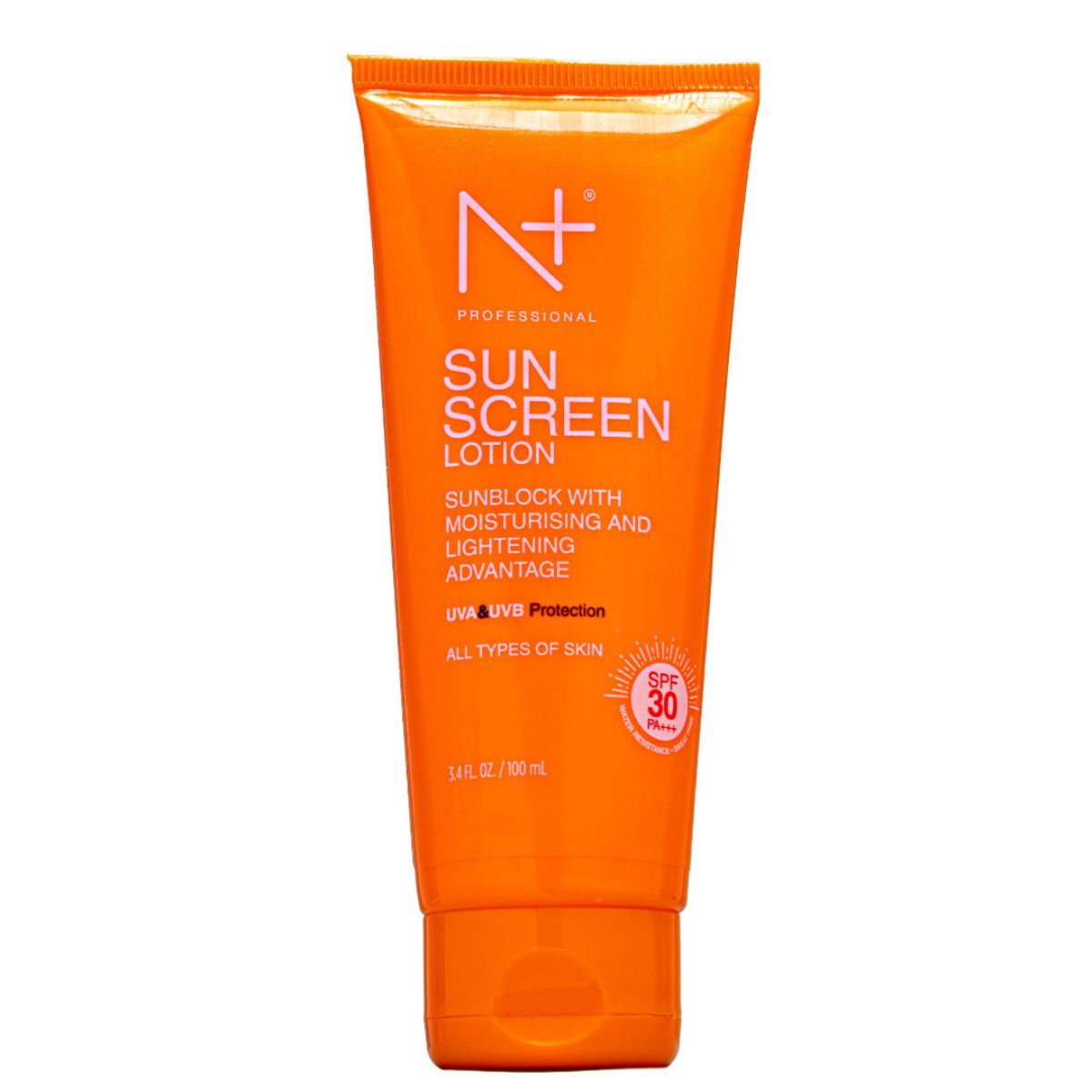 N Plus Professional Sun Screen Lotion, SPF 30