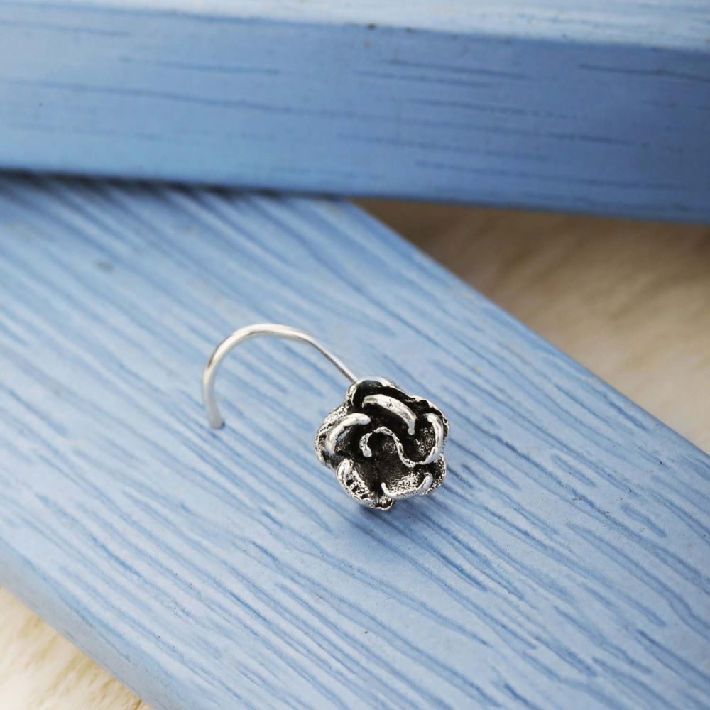 ZAVYA 925 Sterling Silver The Star Nose Pin Set