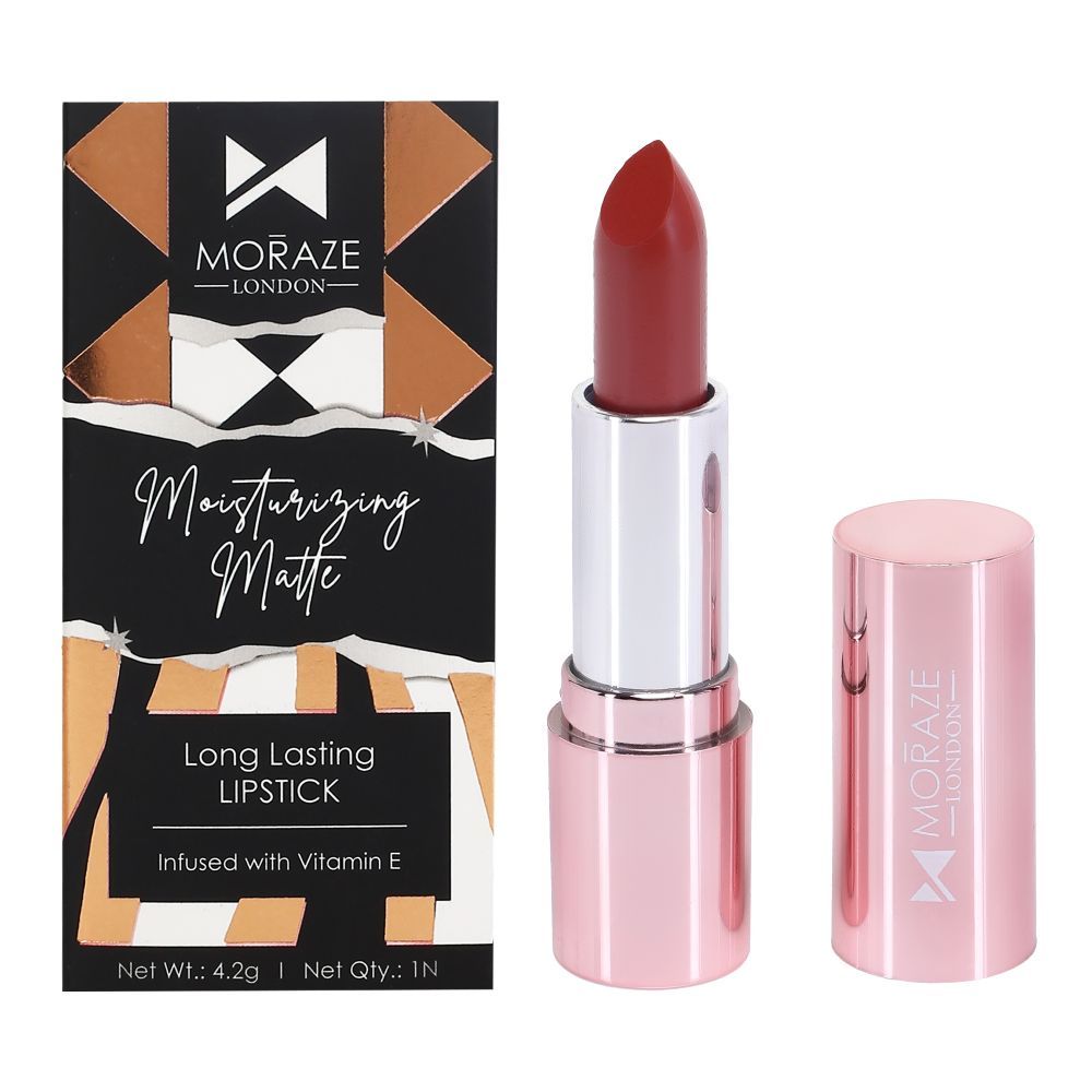Moraze Moisturizing Matte Lipstick, Goddess Today