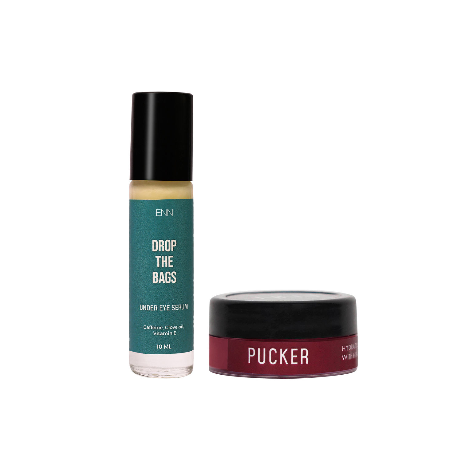 ENN Pucker lip balm mini & Drop the Bag under eye serum combo kit ...