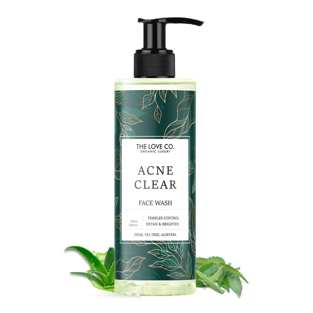 The Love Co ACNE CLEAR GEL FACE WASH