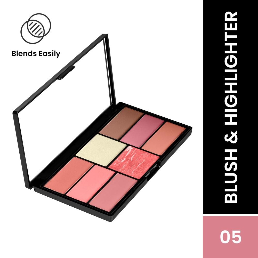 Buy Swiss Beauty Blusher and Highlighter Kit 5(15 g) Online | Purplle