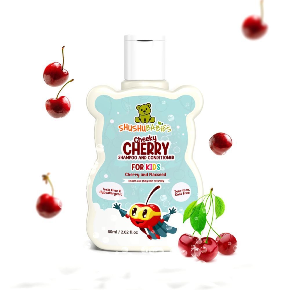 ShuShu Babies Cheeky Cherry Shampoo and Conditioner for kids with ...