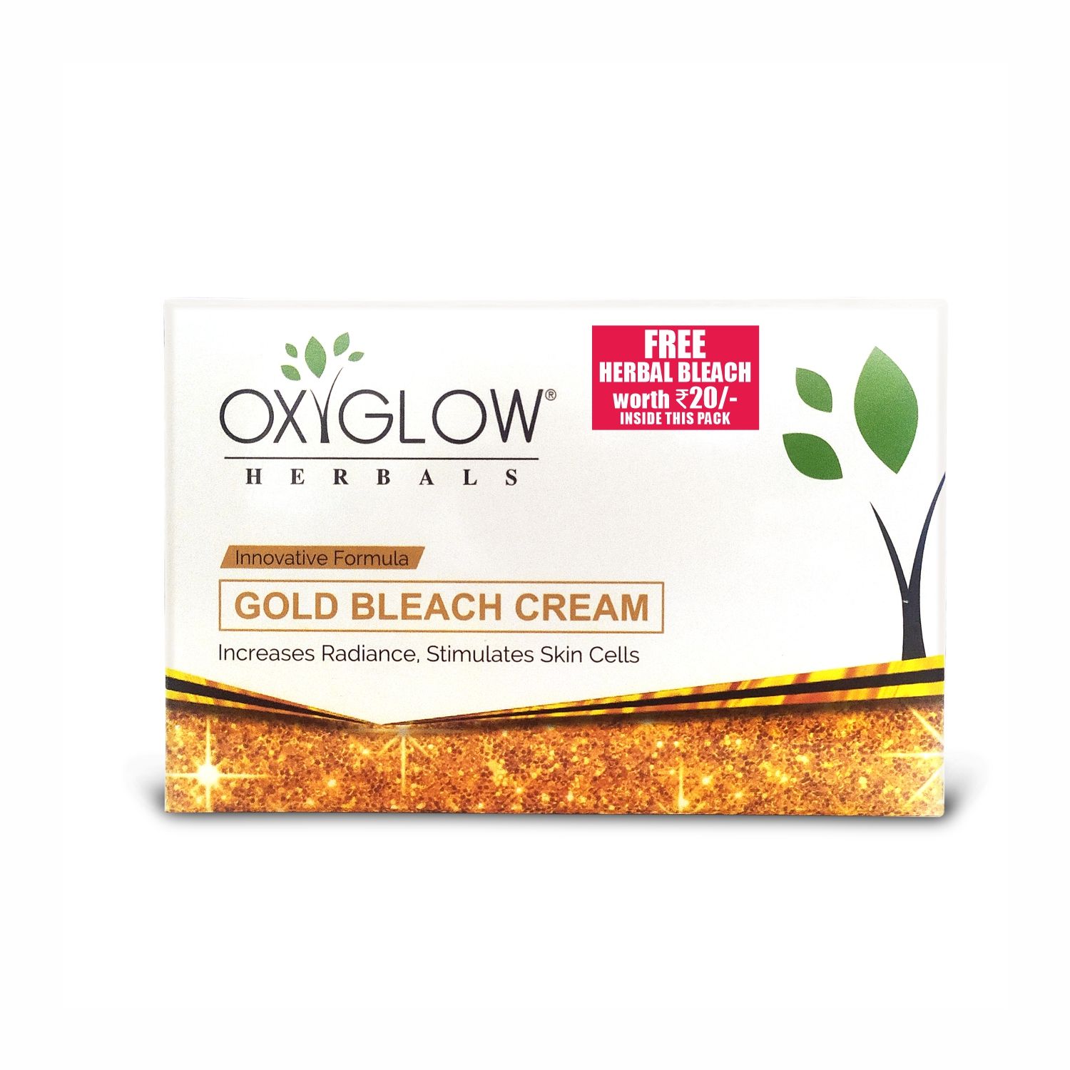 Buy Oxyglow Gold Bleach Cream - 240 g Online | Purplle