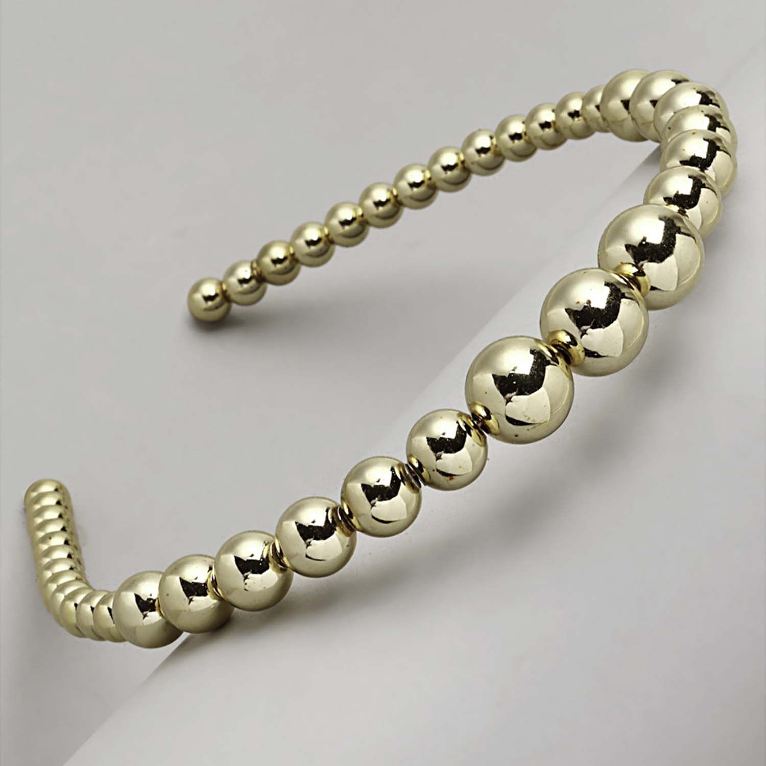 Ferosh Anaqa Gold Beaded Hair Band
