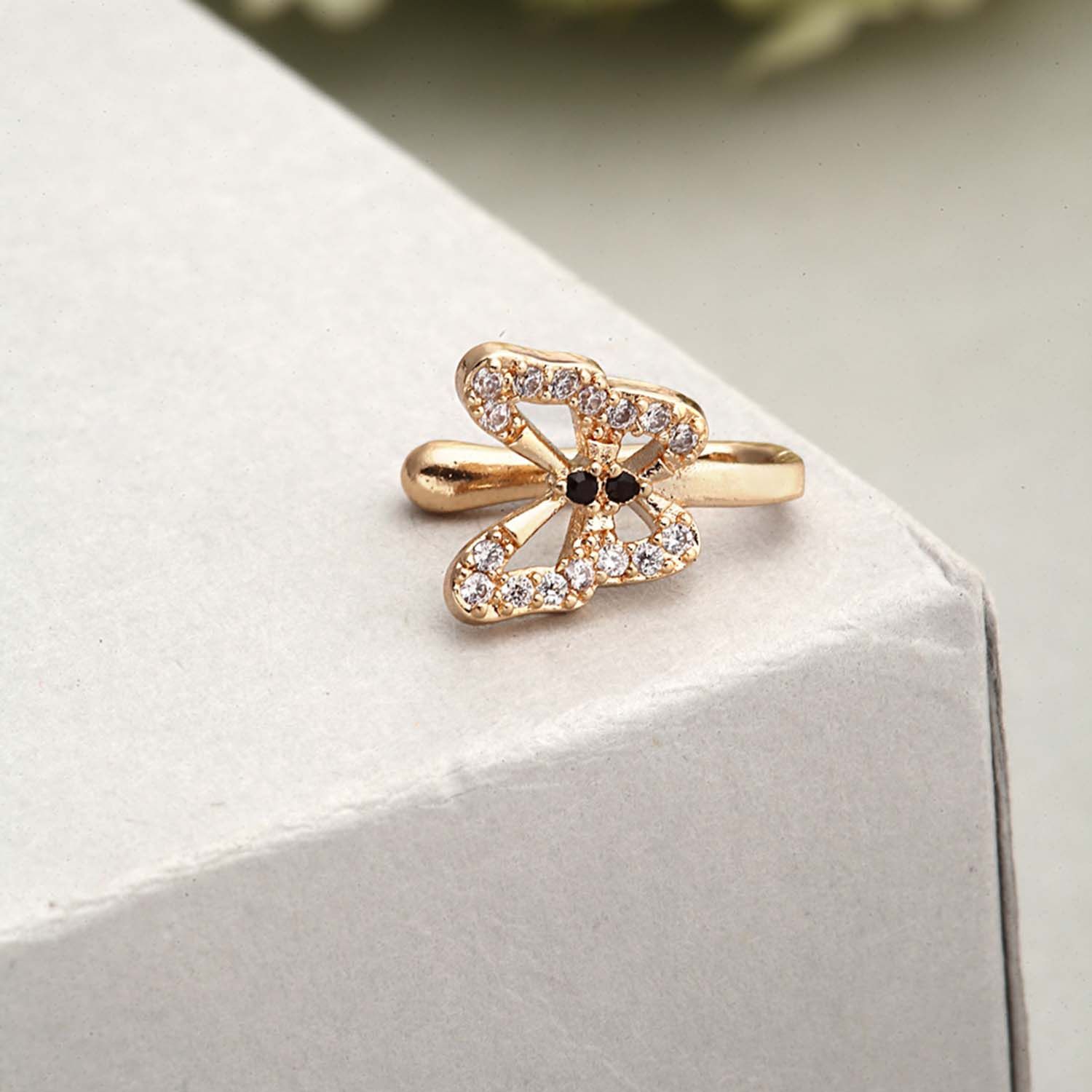 Ferosh Lucent Butterfly Nose Pin
