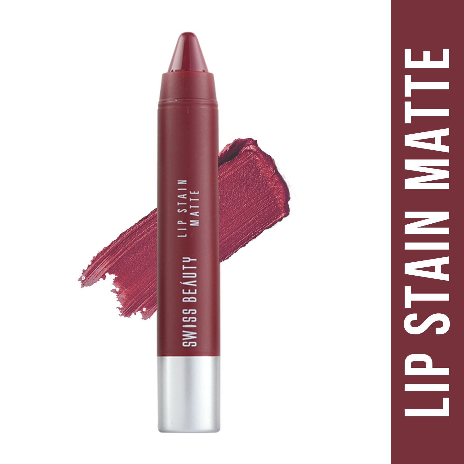 Buy Swiss Beauty Lip Stain Matte Lipstick - Raspberry (3 g) Online ...