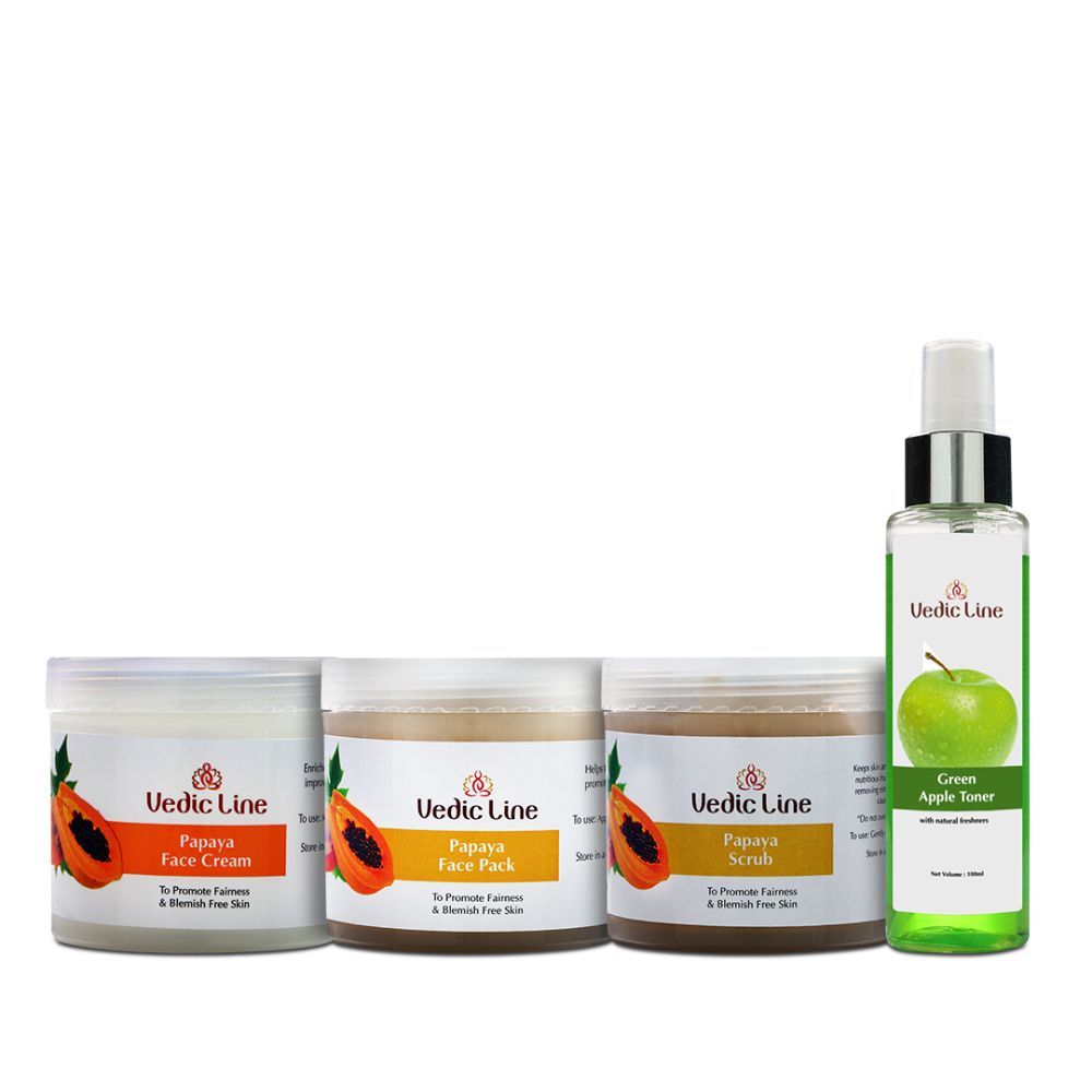 Vedicline Crystal Clear Skin Care Combo, Fade Dark Spots, Dull Skin and ...