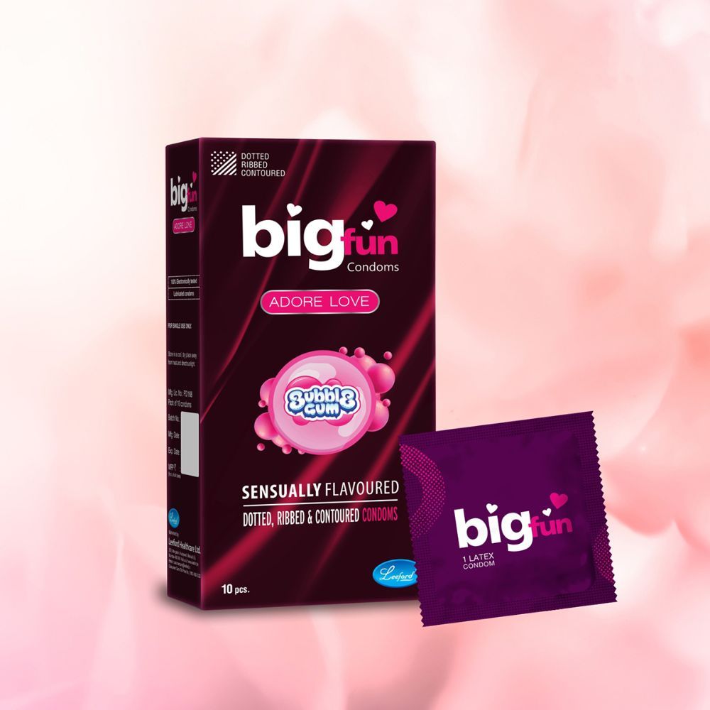 Bigfun Flavoured Condoms Combo Pack of 3 (10Pcs Each Pack) | Dotted ...