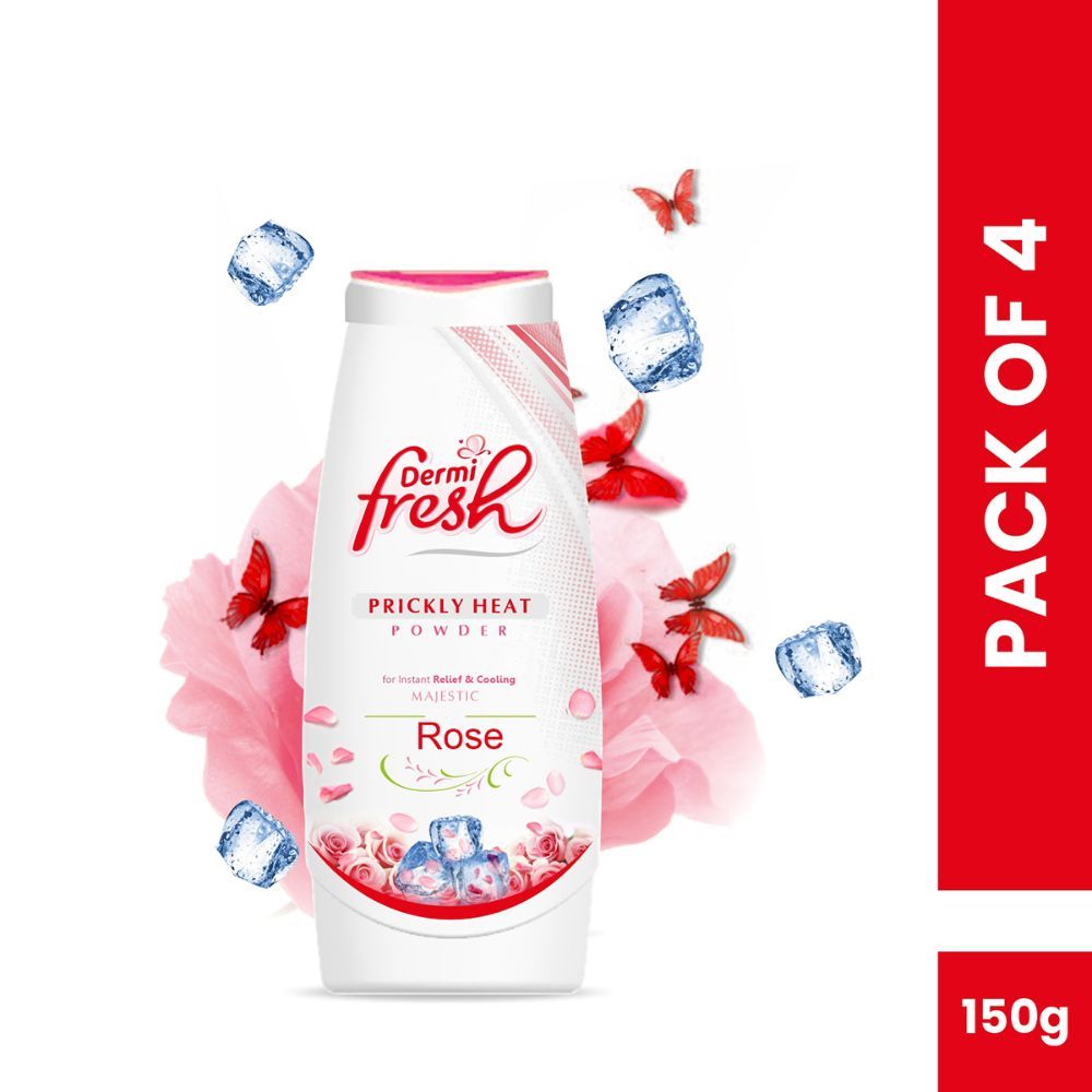 Dermifresh Prickly Heat Talcum Powder for Amazing Cooling, Refreshment ...