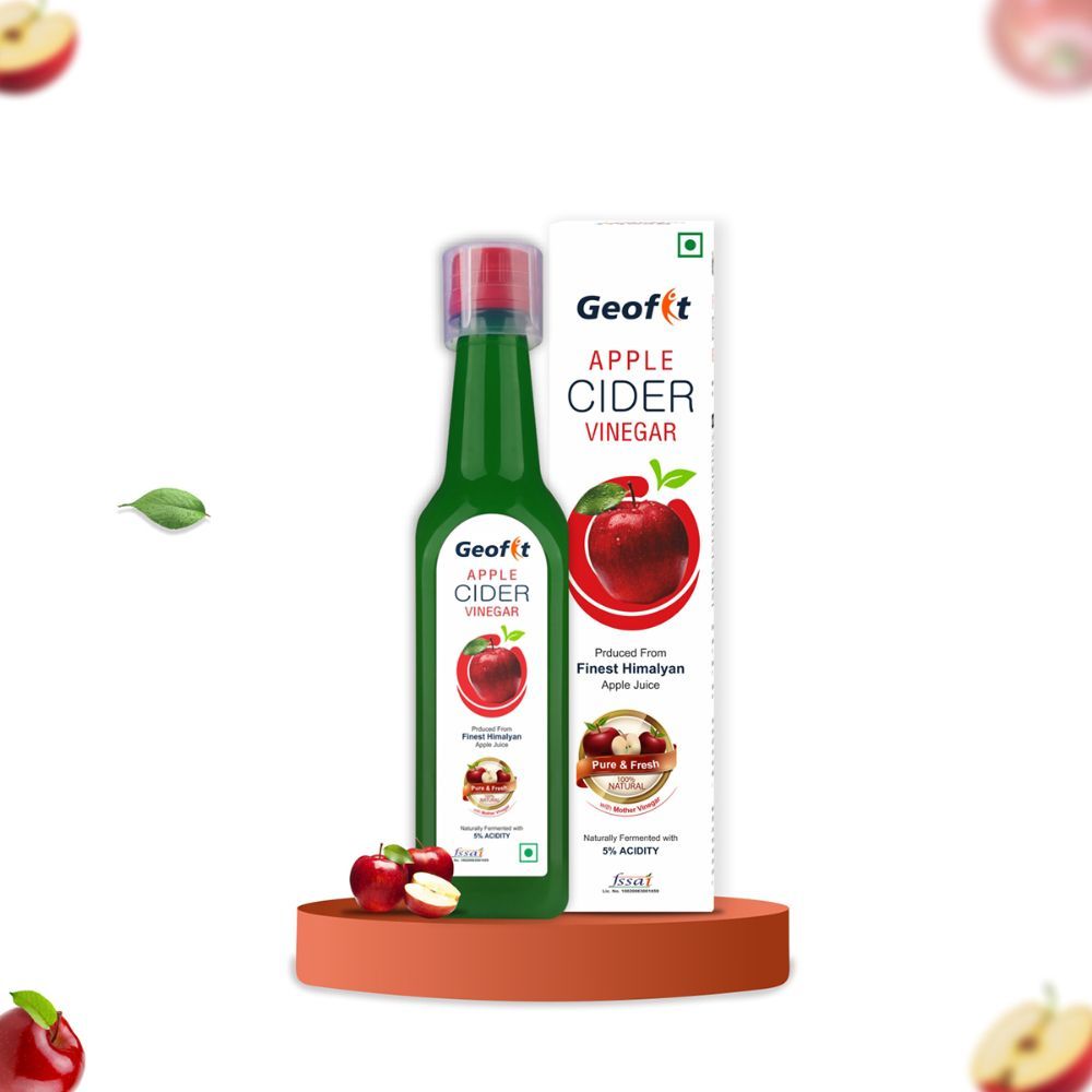 Geofit Apple Cider Vinegar with Mother for Weight Loss 500ml - with 100 ...