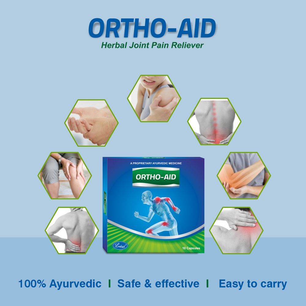 Ortho Aid Pain Relief Capsule for Joint Pain Relief, Muscle Pain 10 ...