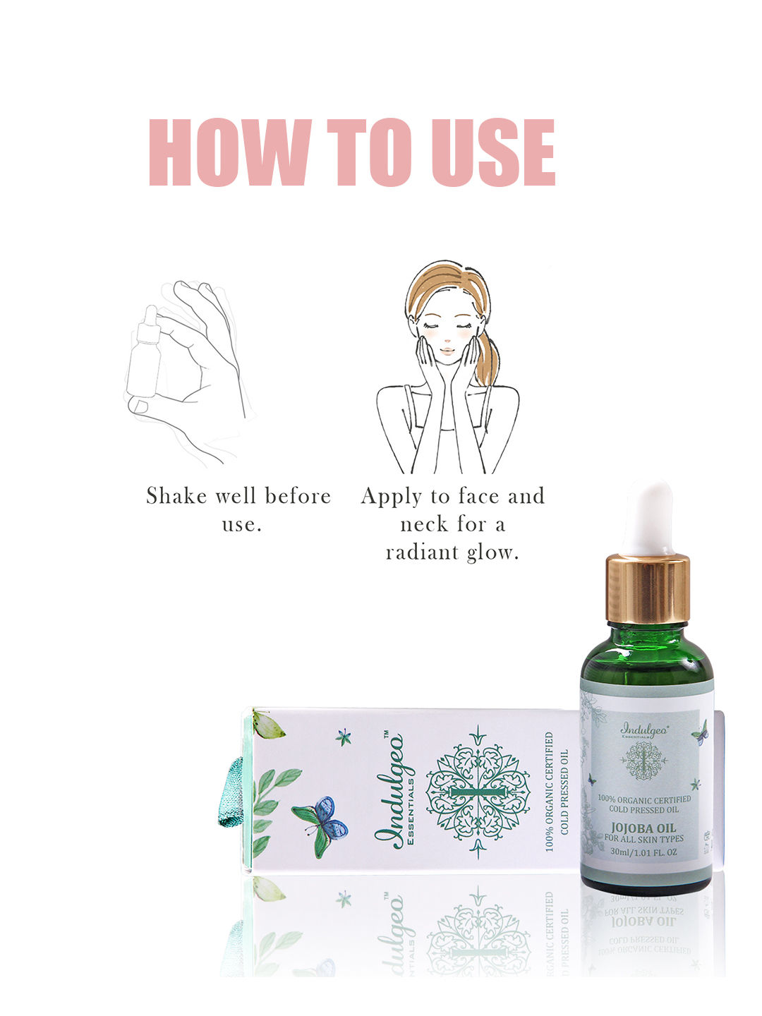 Indulgeo Essentials Jojoba Oil 30ml