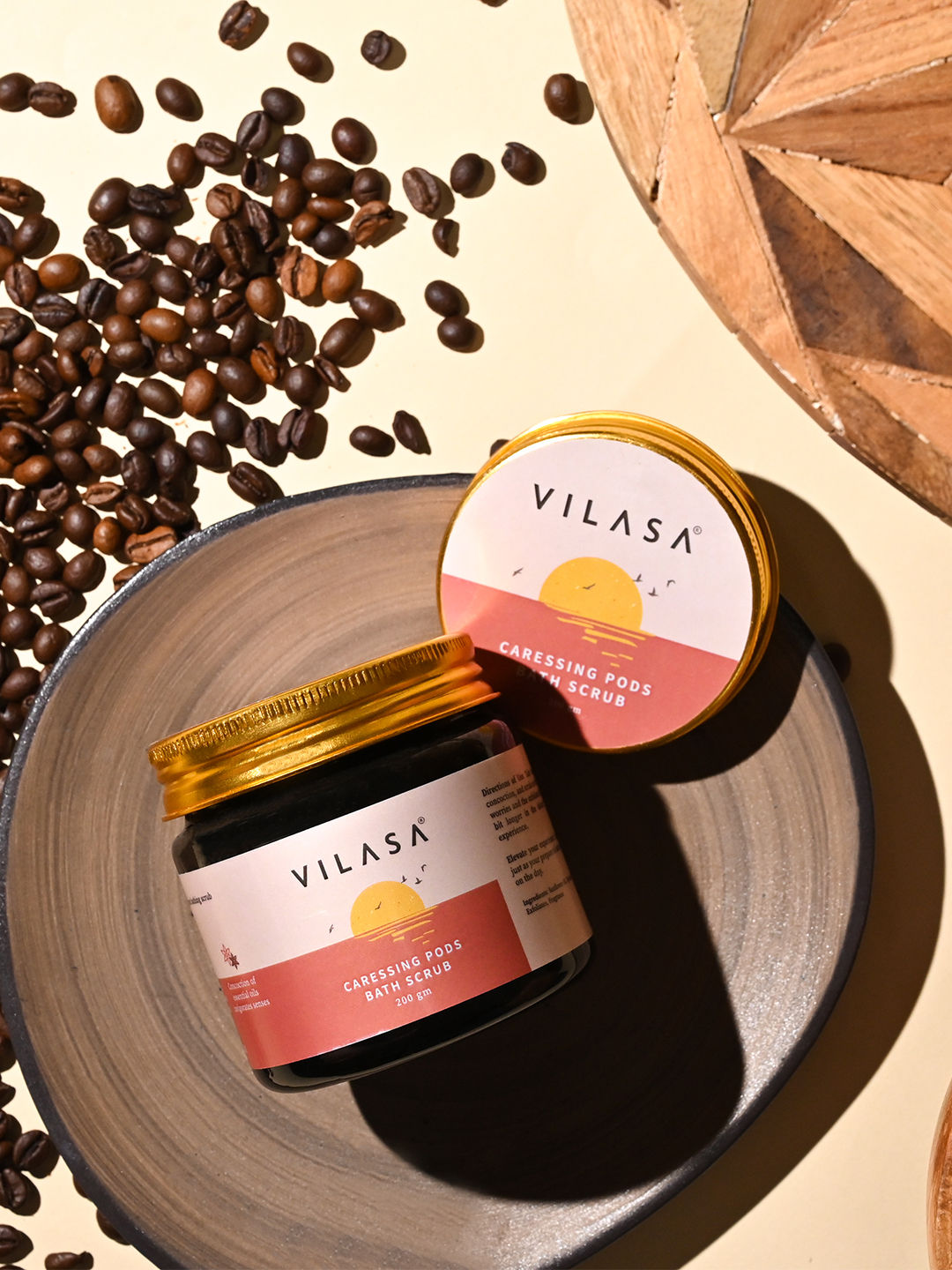 VILASA Caressing Pods Bath Scrub - 200 gm|Radiant skin texture | Even ...