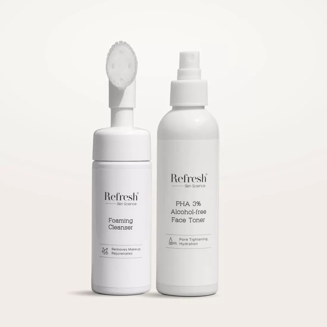 Refresh Skin Science Combo Pack - Foaming Cleanser and Face Toner