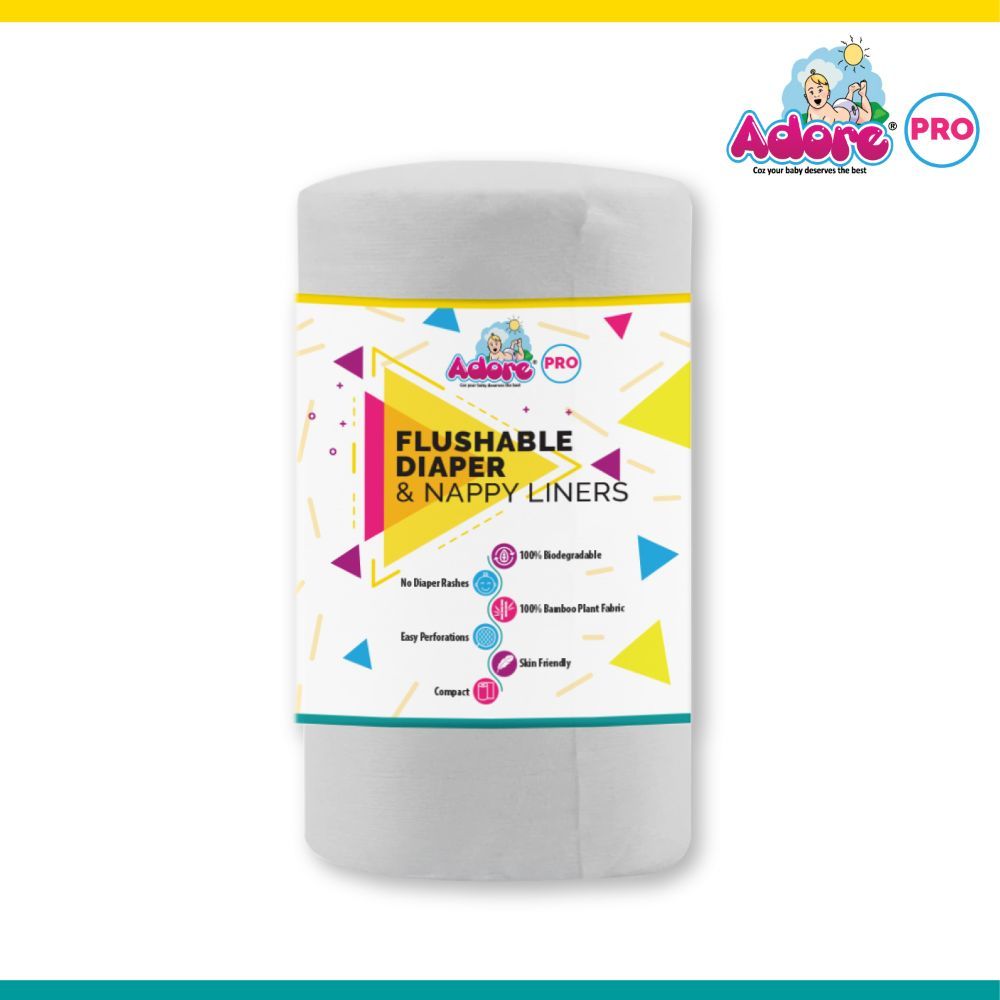 Adore Flushable Diaper Liners- 100Liners