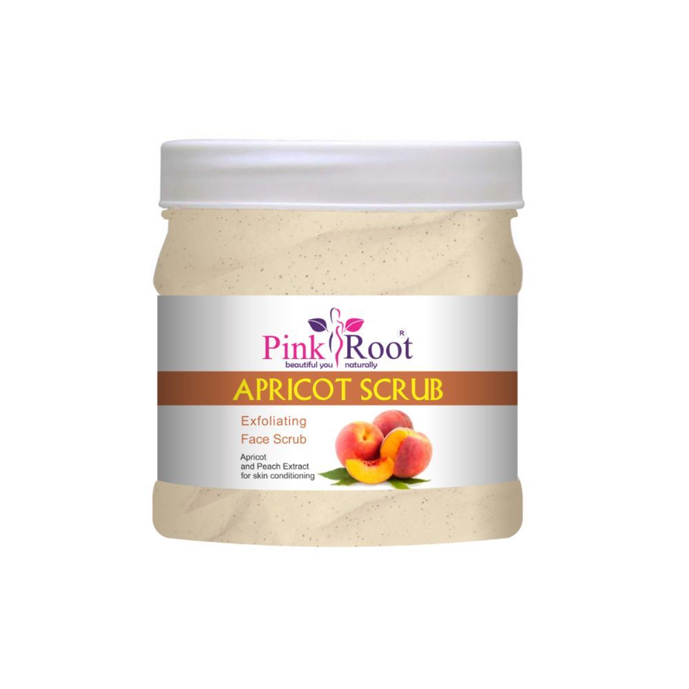 Pink Root Apricot Exfoliating Face Scrub 500ml