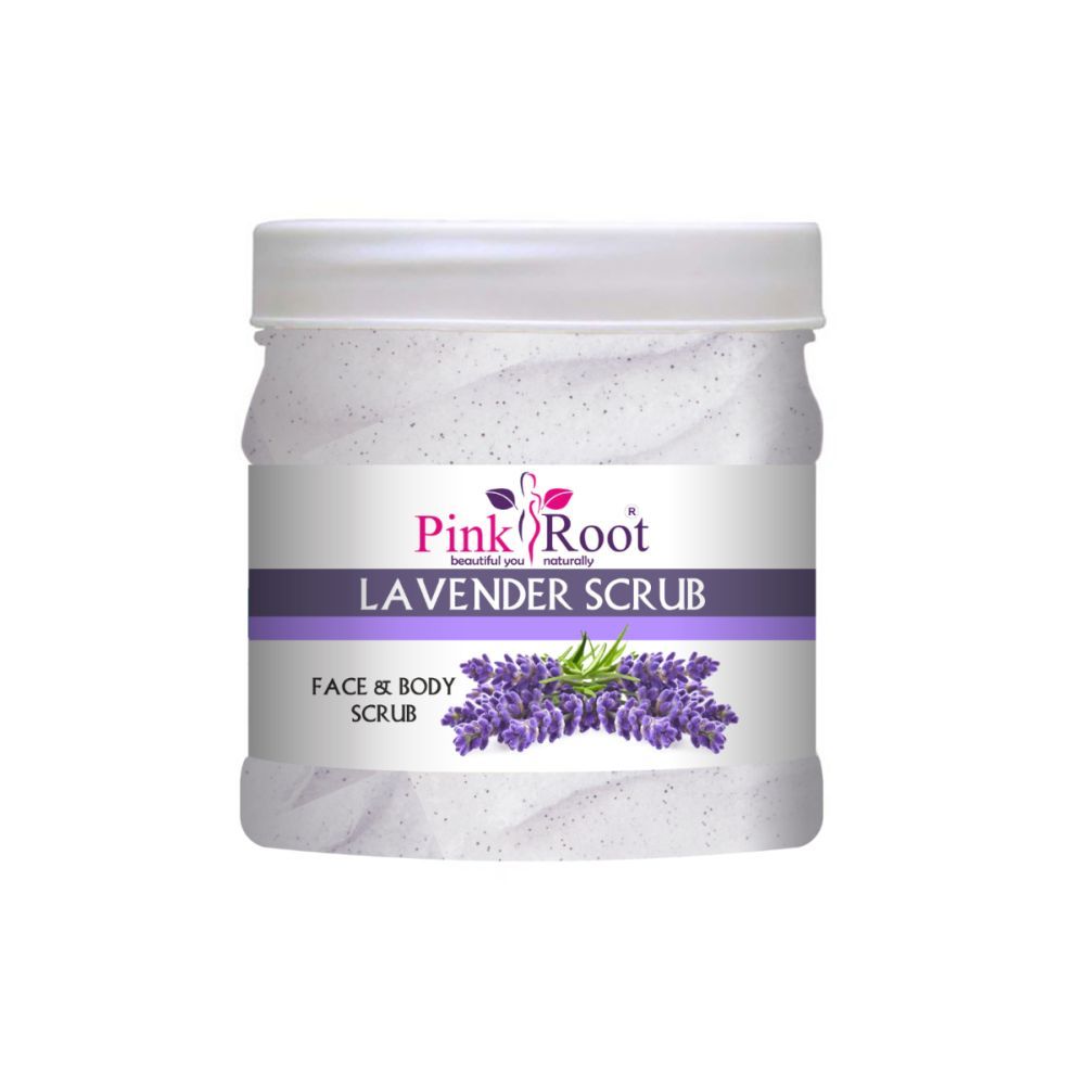 Pink Root Lavender Scrub Face & Body Scrub 500ml