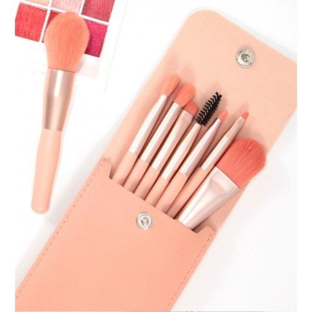 Favon Favon Pack of 8 Professional Makeup Brushes with Pouch