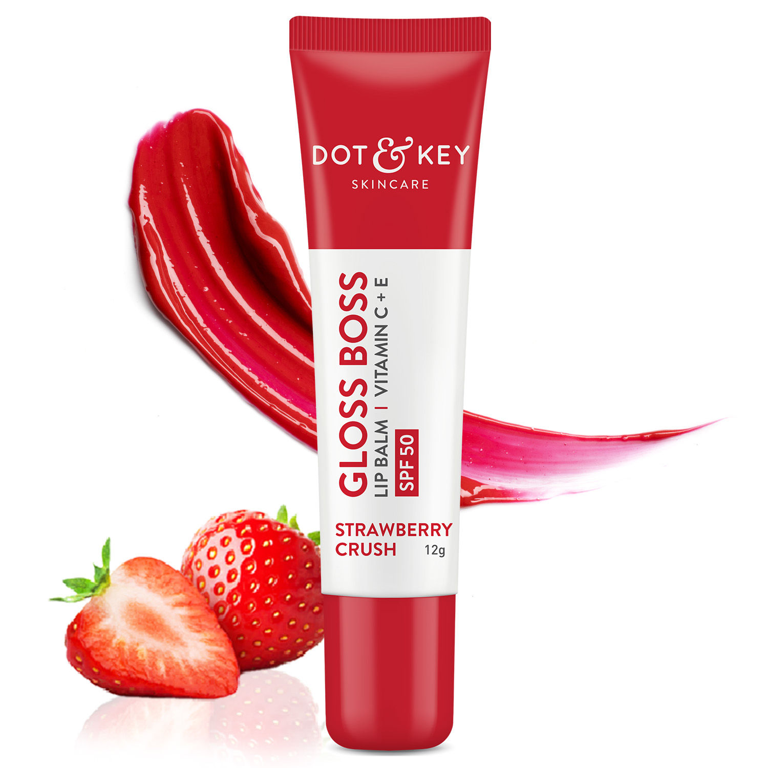Dot & Key Strawberry Lip Balm for soft and naturally pink lips| SPF 30 ...