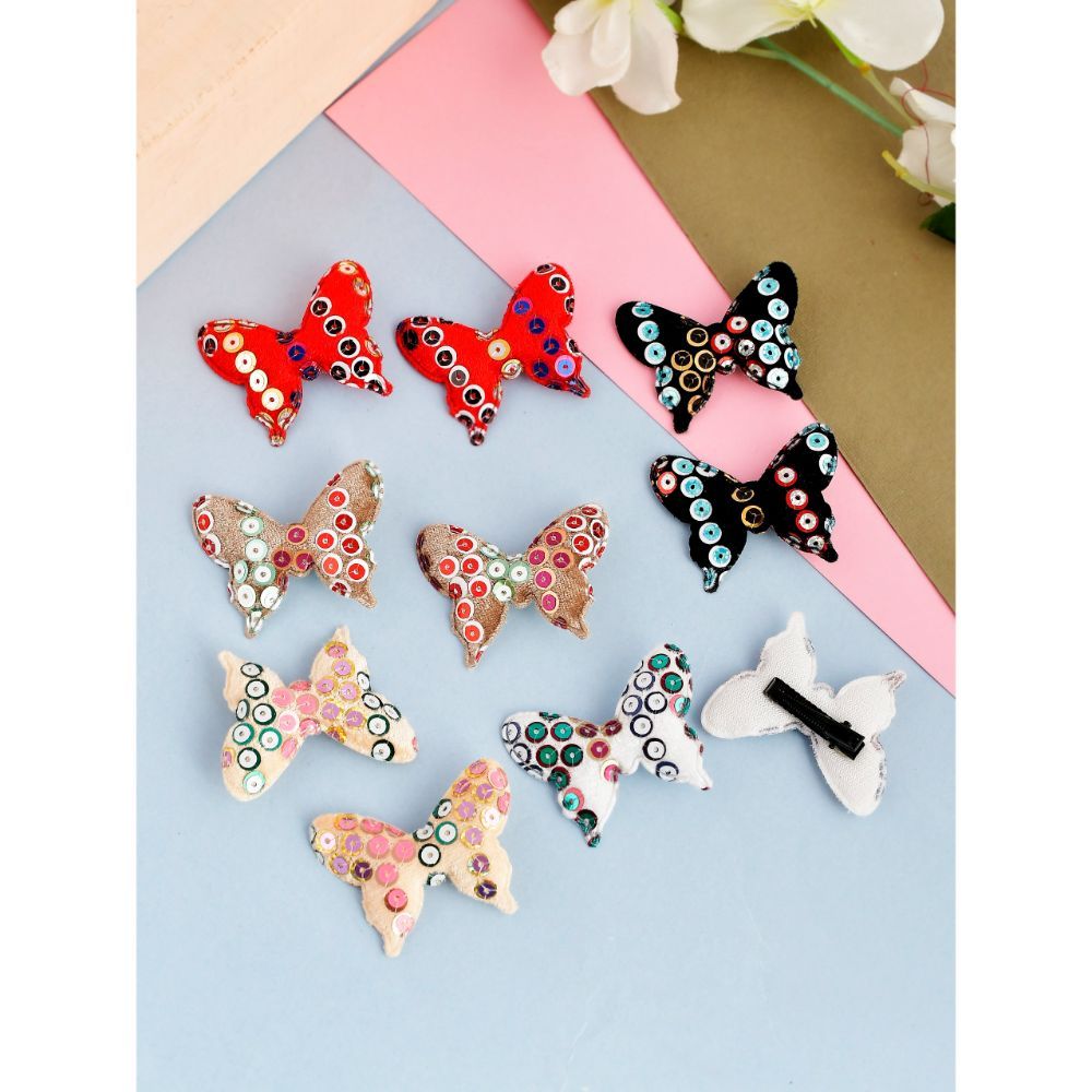 Silvermerc Designs Set of 10 Butterfly Alligator pin