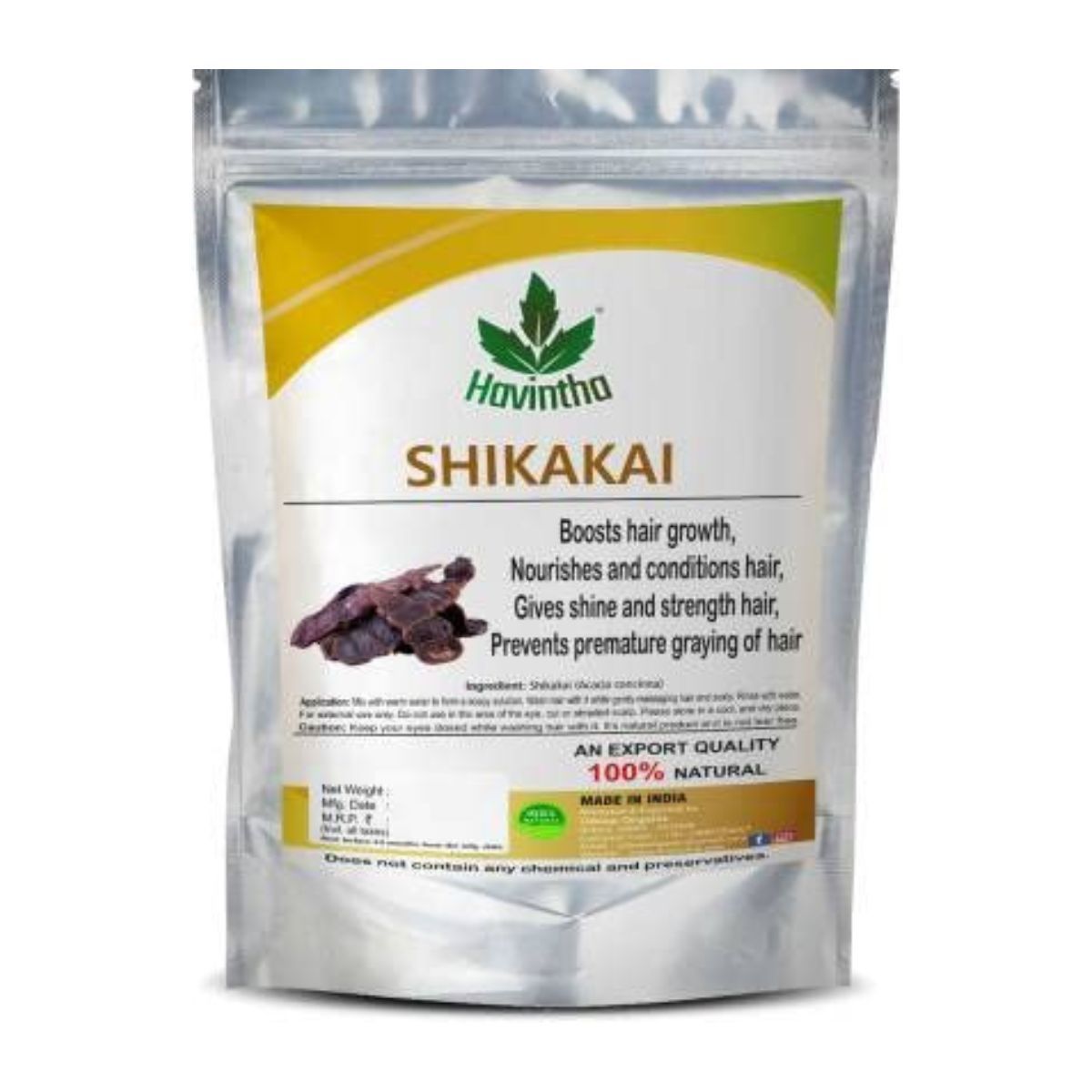 Natural Shikakai (Raw form) (227 g)