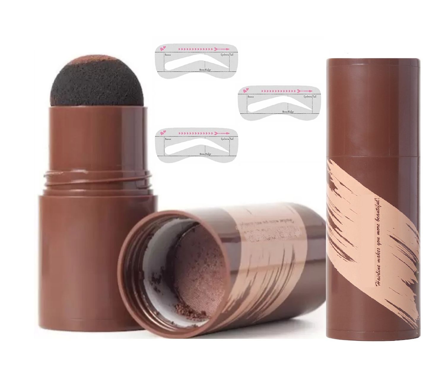 Favon Color Castle Eyebrow Stamp Kit with stencils