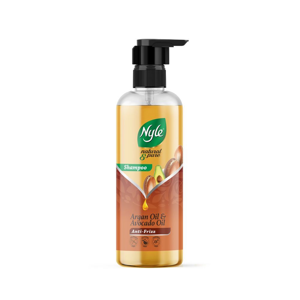 Nyle Natural & Pure Shampoo For Frizz Free Hair, With Goodness Of Argan ...